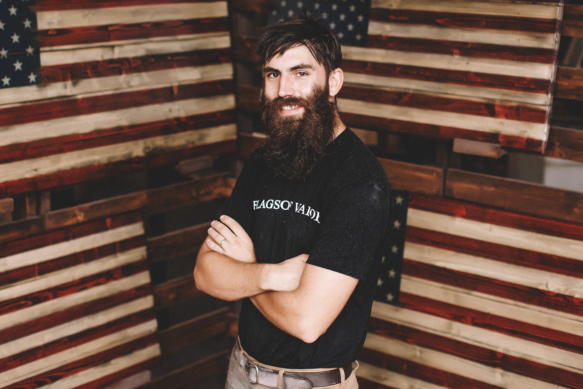 Flags of Valor - Meet our Newest Craftsman - Veteran Crafted Wood Flag