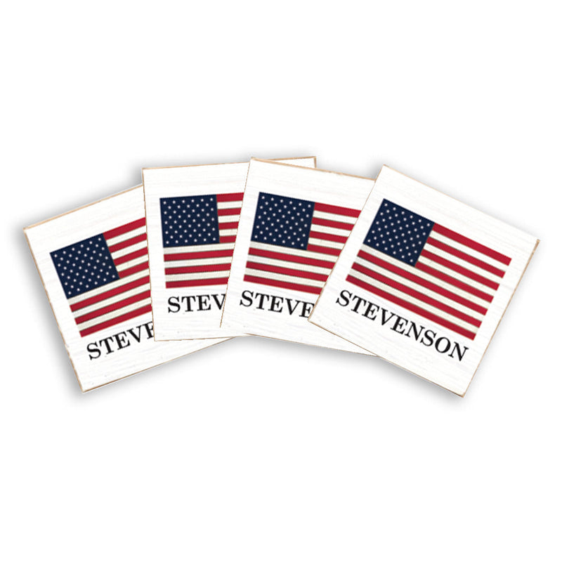 Wooden American Flags - Combat Veterans - Flags of Valor Made in USA