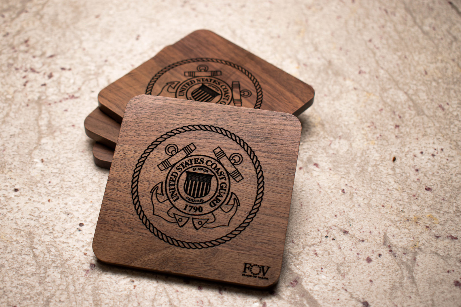 Walnut Coasters